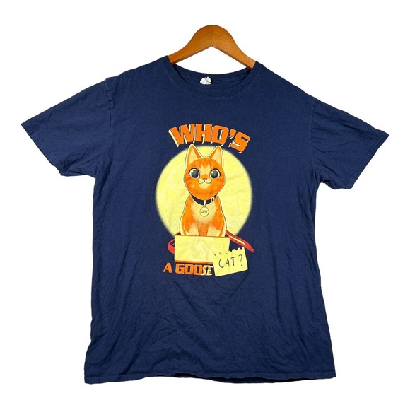 Gildan | Shirts | Marvel Whos A Goose Cat Mar Vell Marvel Comic Glow In ...